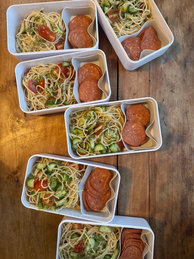 Salade de spaghetti pour la boîte à lunch – Belles Combines